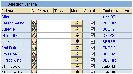 SAP HR Infotype Numbers - Lorenzo Data Solutions