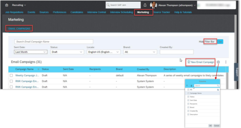 SAP SuccessFactors Recruiting:Q3 2018 – 1808 - Lorenzo Data Solutions