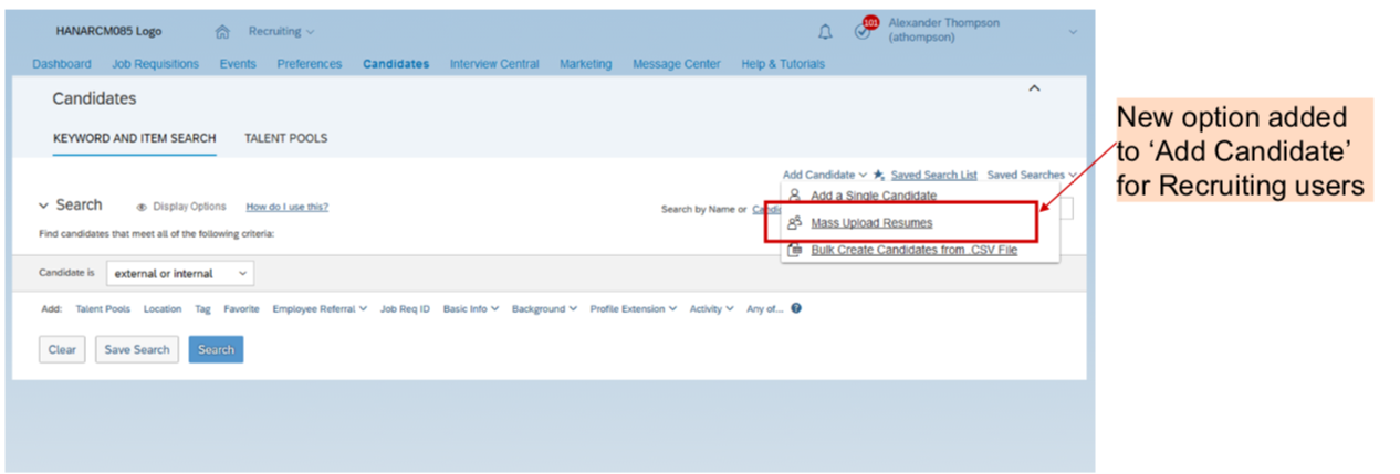 SAP SuccessFactors Recruiting: Q1 2019 – 1902 - Lorenzo Data Solutions