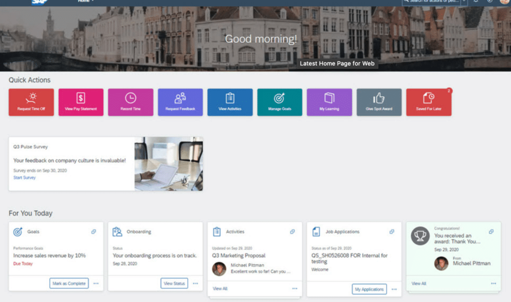 Employee Central Reasons To Select The SAP SuccessFactors Employee
