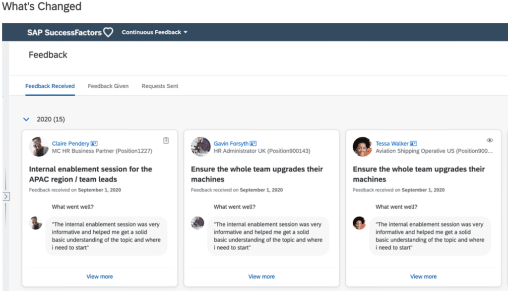 Sap SuccessFactors Performance Management H2 2020 - Lorenzo Data Solutions