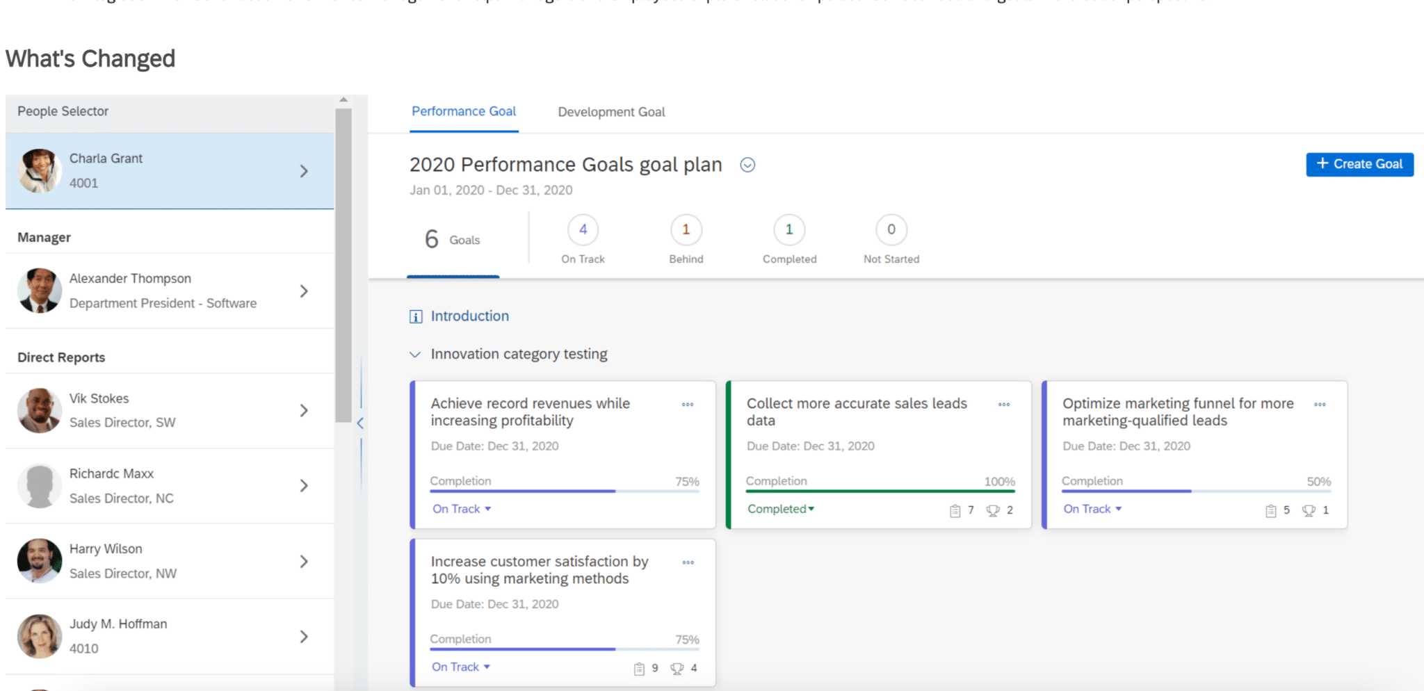 Sap SuccessFactors Goals Management H2 2020 - Lorenzo Data Solutions