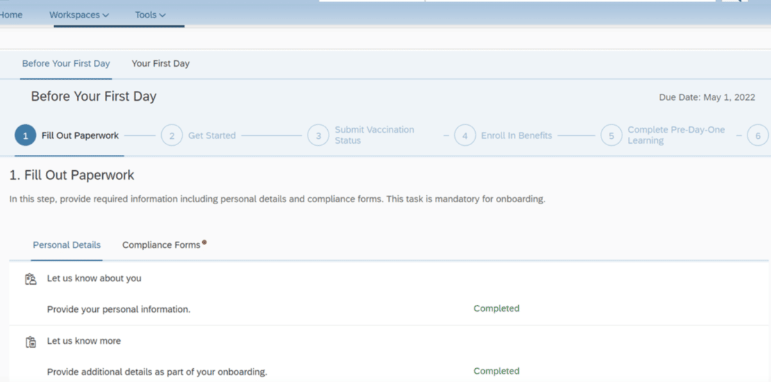 SuccessFactors Onboarding H1 2022 - Lorenzo Data Solutions